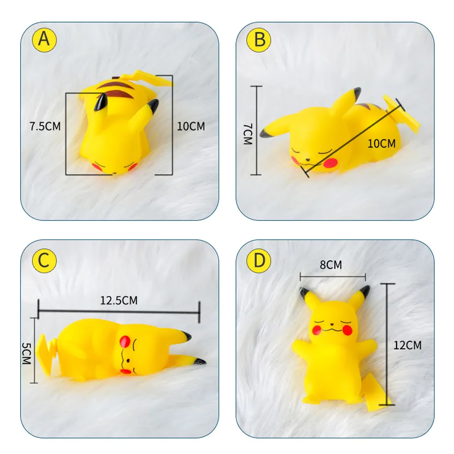 DHgate.com:Pokemon Pikachu Night Light Cute Anime Soft Light Bedroom ...