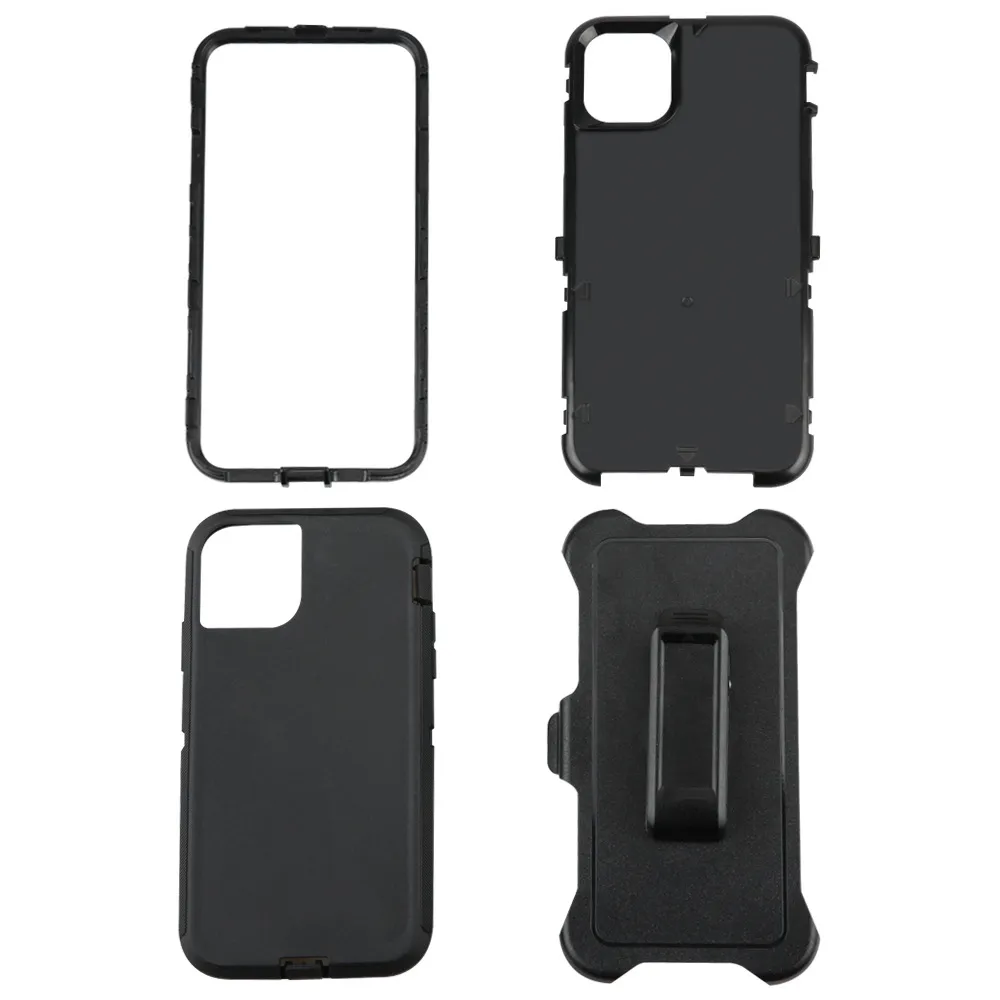 Heavy Duty Shockproof Military Armor Defender Case With Belt Clip ...
