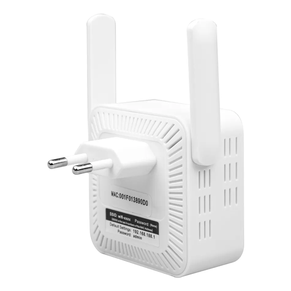 Long Distance Wi Fi Extender: 300Mbps Dual Antenna Wireless Network Repeater For Enhanced 2.4G ...