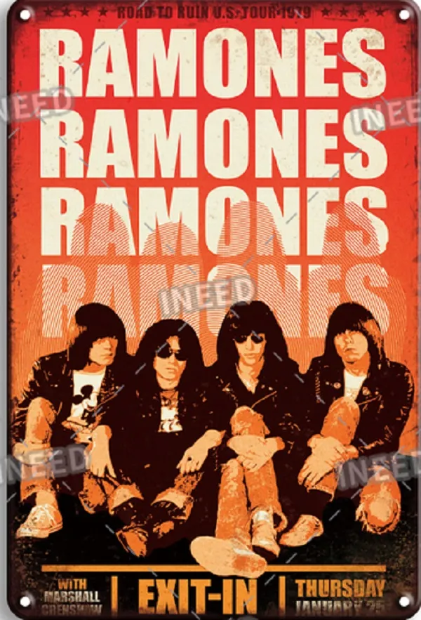 Metal Poster Music Rock Band Doors Tin Sign Plaque Metal Sign Iron ...