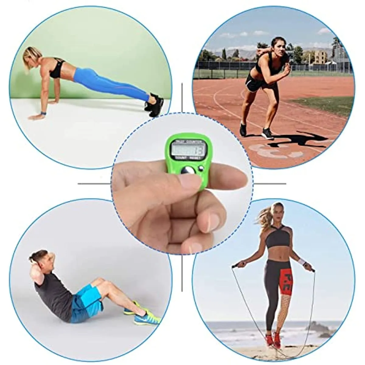 Electronic Finger Counter Resettable 5 Digit LCD Electronic Digital ...