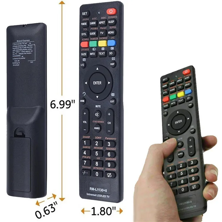 Universal Remote Controlers Smart TV Control LCD LED Television ...