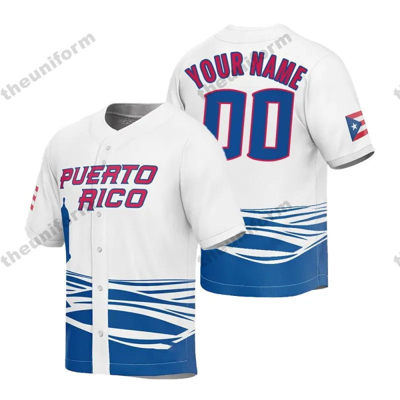 Puerto Rico World Baseball Classic Jerseys 9 Javier Baez 12 Francisco ...
