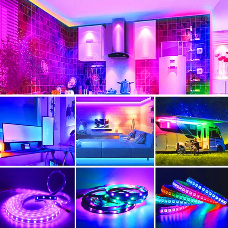 RGB Control Box IR Remote For LED Strips, Wireless Music App Controller ...