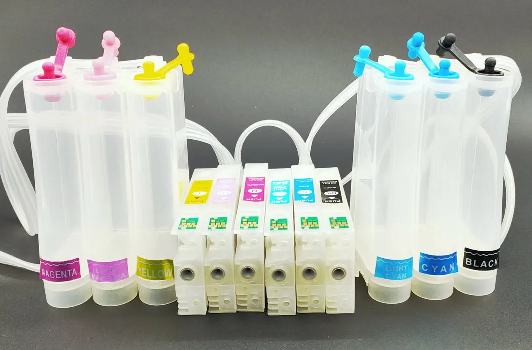 RX700 Printer CISS - Continuous Ink Supply System for Epson T5591-T5596 ...