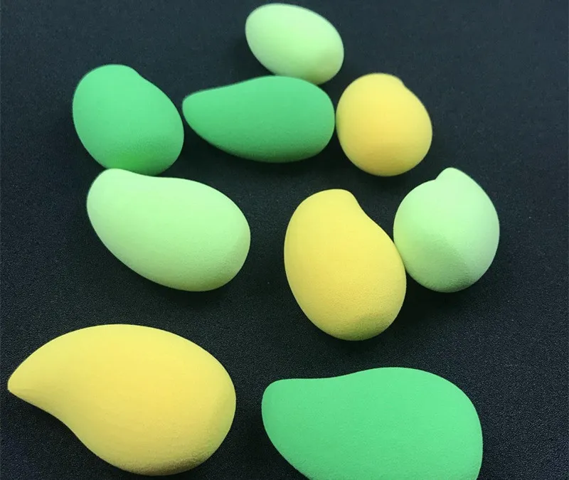 Mango Shape Soft Water Sponge For Flawless Makeup Application Ideal For ...