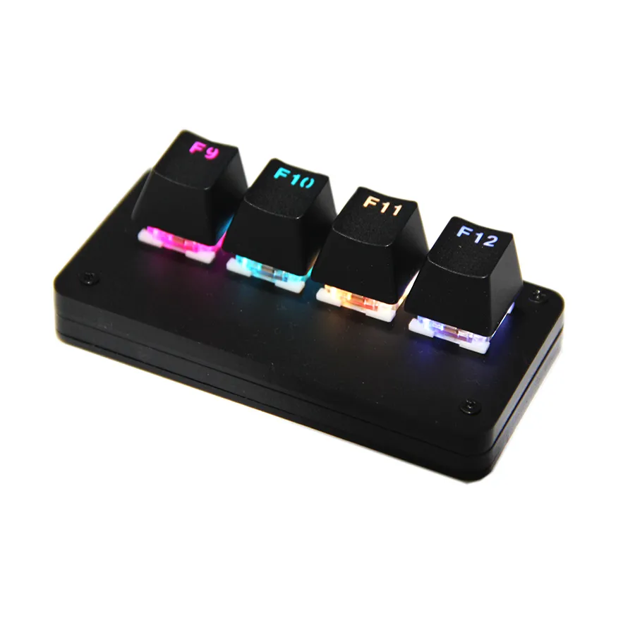 4 Key Hotswap RGB Support Macro Function Type C Cherry Outemu ...