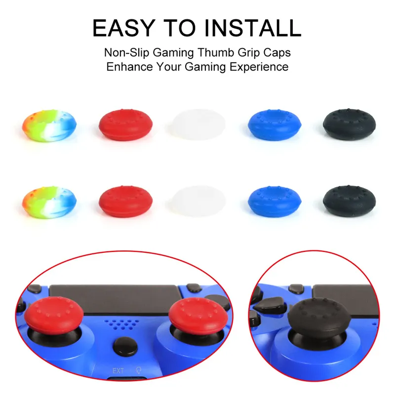 New Soft Skid Proof Silicone Thumbsticks Cap Thumb... From A_watches ...