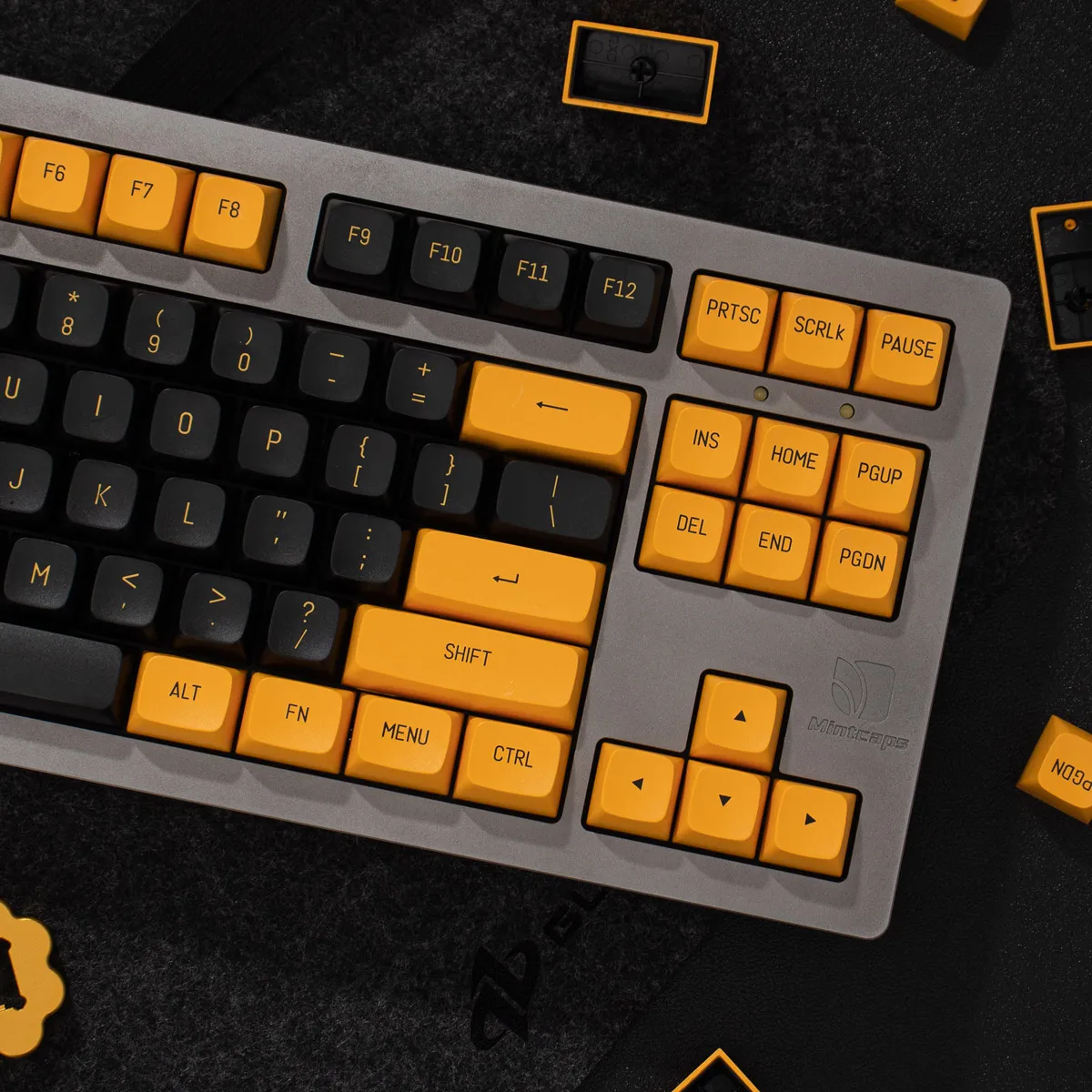 SA Keycaps Double Shot MSA Profile Bumblebee Keycap Set 150 Keys Custom ...