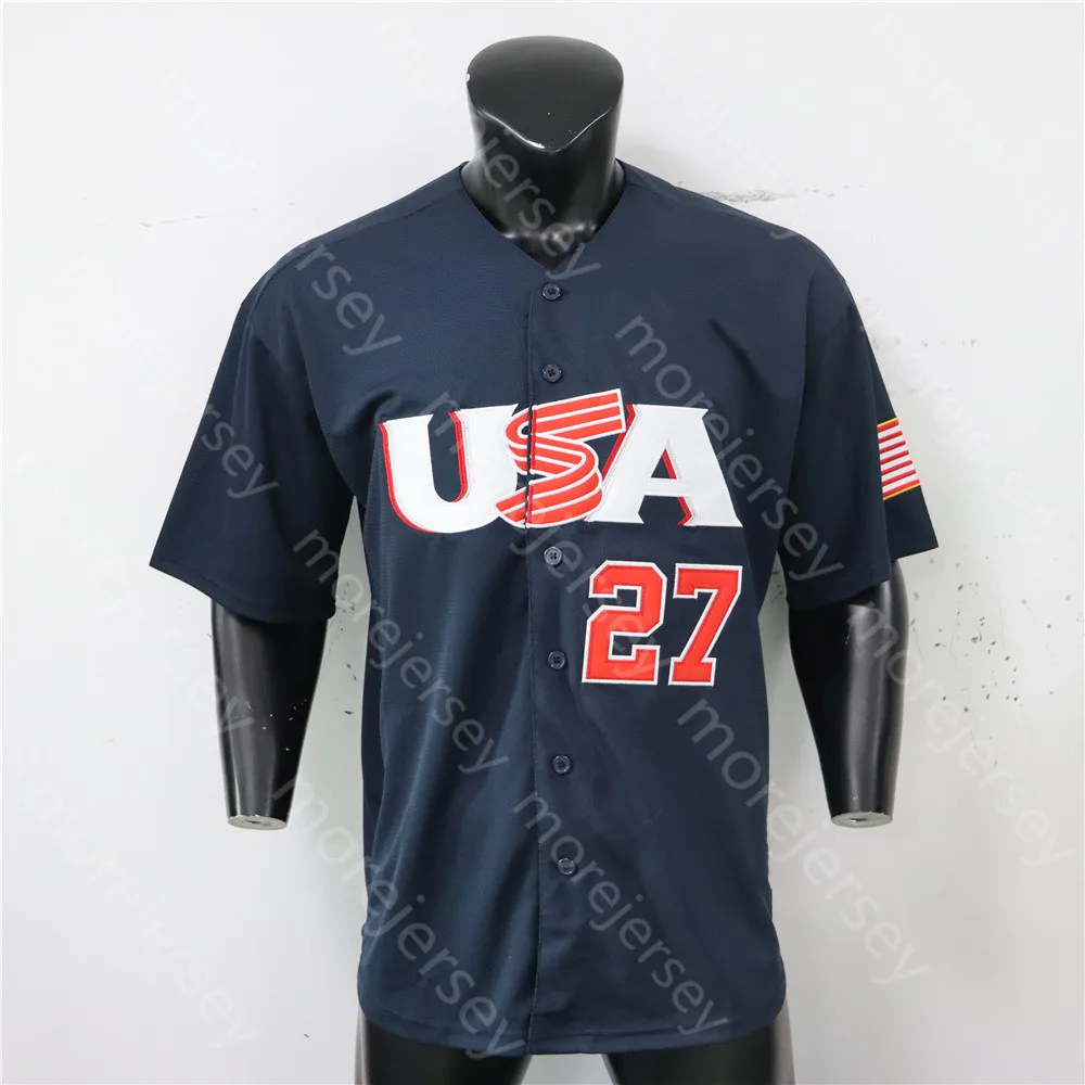 WBC USA Team Usa Baseball Uniforms 2022 2026 Featuring Aaron Judge ...