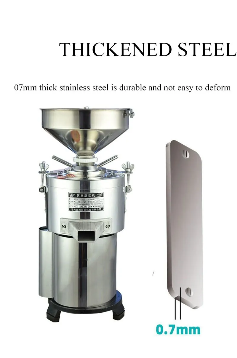 Commercial Sesame Sauce Machine 220v Grinding Refiner Grinding Peanut ...
