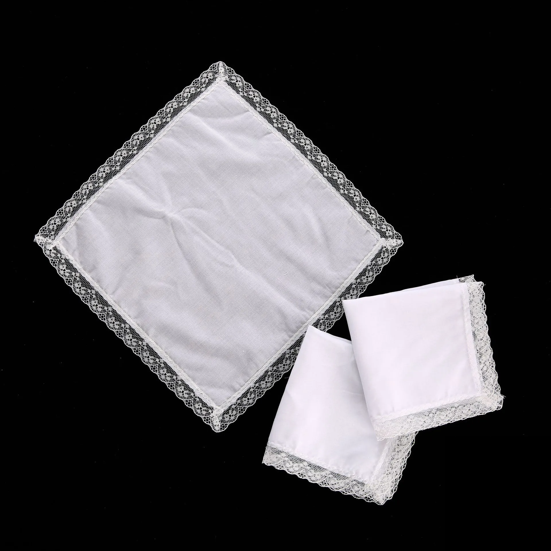 Lace Handkerchief: Pure White Cotton Handkerchiefs... From Tieshome ...