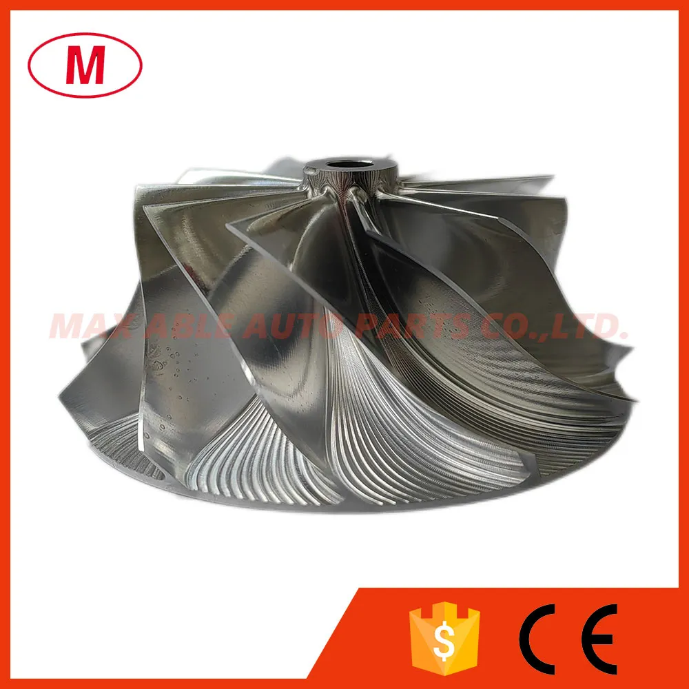 High Performance Turbo Billet Compressor Wheel - Aluminum 2618, 58/76mm ...