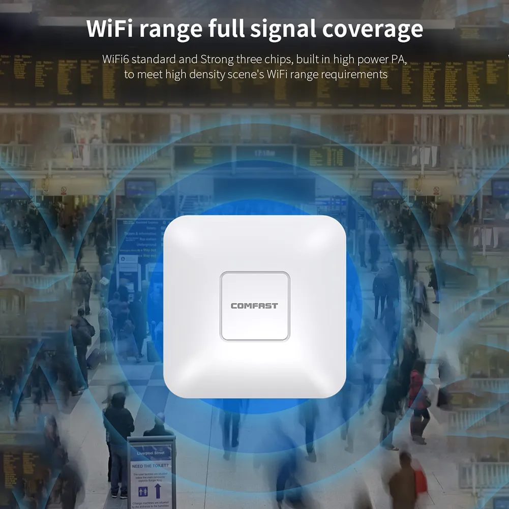 High Power 1200Mbps Dual Band Wifi Router - Boost Signal Range ...