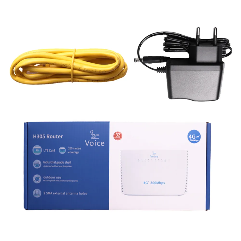 High Speed 4G LTE CAT4 Sim Wifi Router With SIM Card Slot 300Mbps EU/US ...