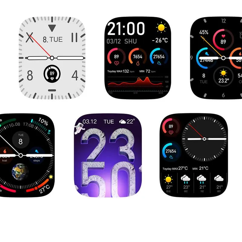 Smart Watch With Blood Pressure Monitor 41/45/49mm HD Screen, Series 8 ...