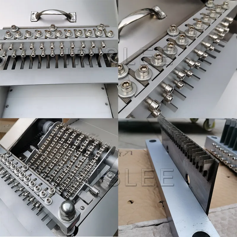 Fresh Chicken Breast Meat Cutting Machine Pork Rind Cutter Poultry Meat ...