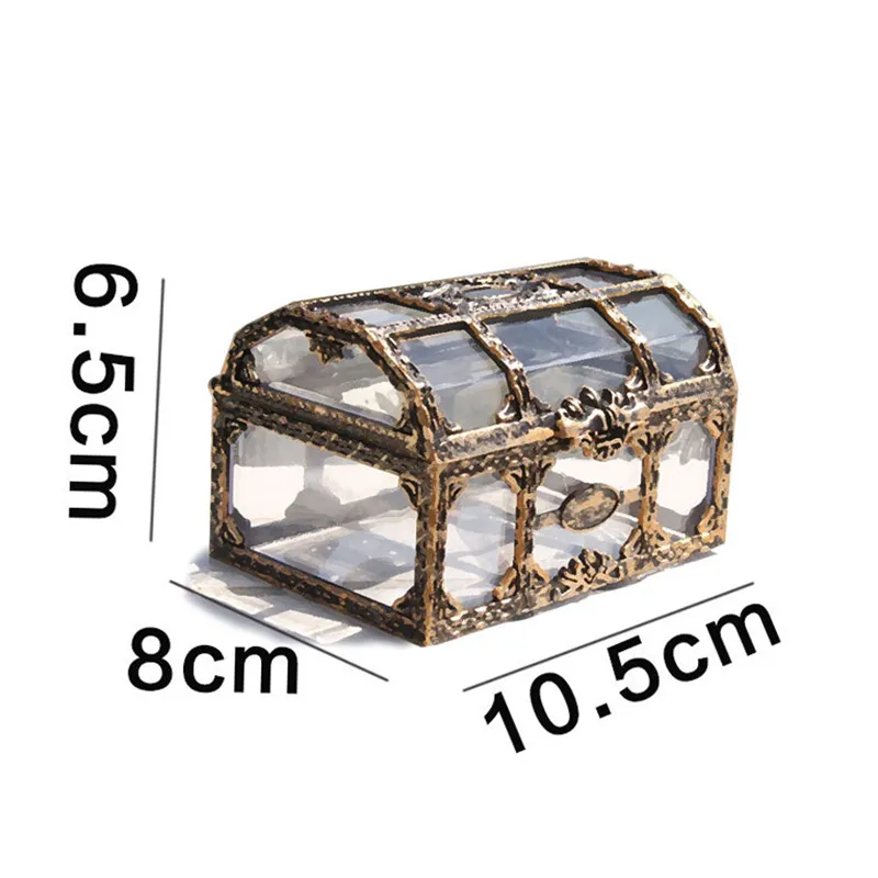 Plastic Transparent Treasure Boxes Gift Wrap Creative Jewelry Box ...