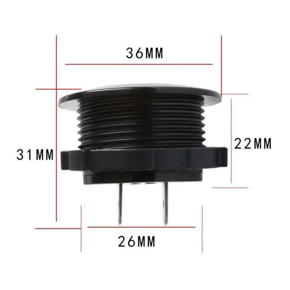 Waterproof Mini Round Livewire Motorcycle Voltmeter With LED Panel ...