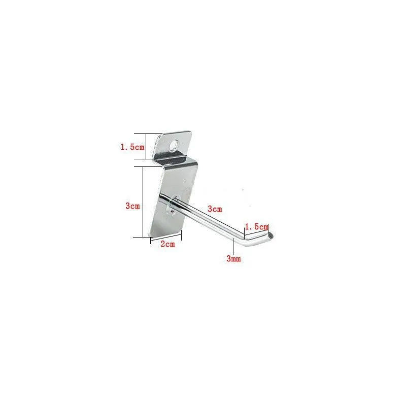 Metal Slatwall Single Hook Hanger Slotted Prong... From Dhgate ...