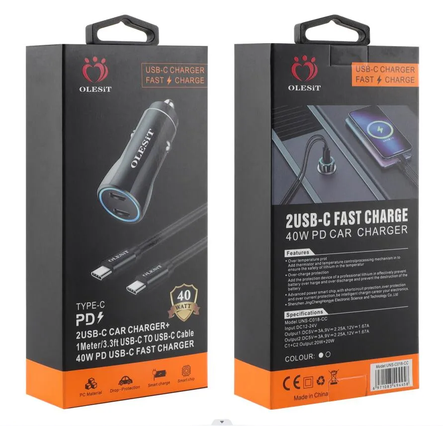 Olesit Car Phone Charger Dual Type C Ports 30W Fast... From Beest, $2. ...