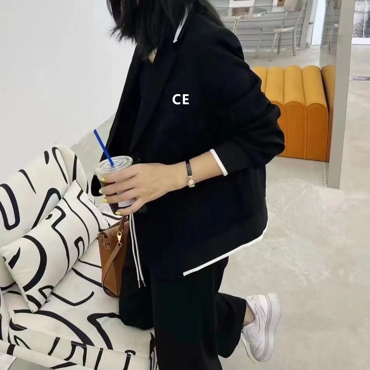 Two Piece Pant Set: Women's Casual Jacket And Pant Outfit Long Sleeve ...