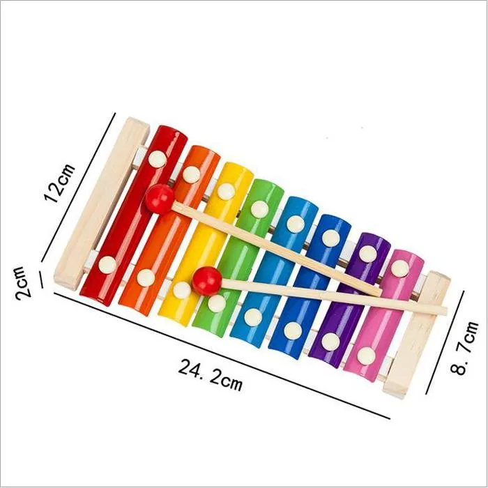 Toys À Percussion: Instrument De Musique De Xylophone En Bois Pour Le ...