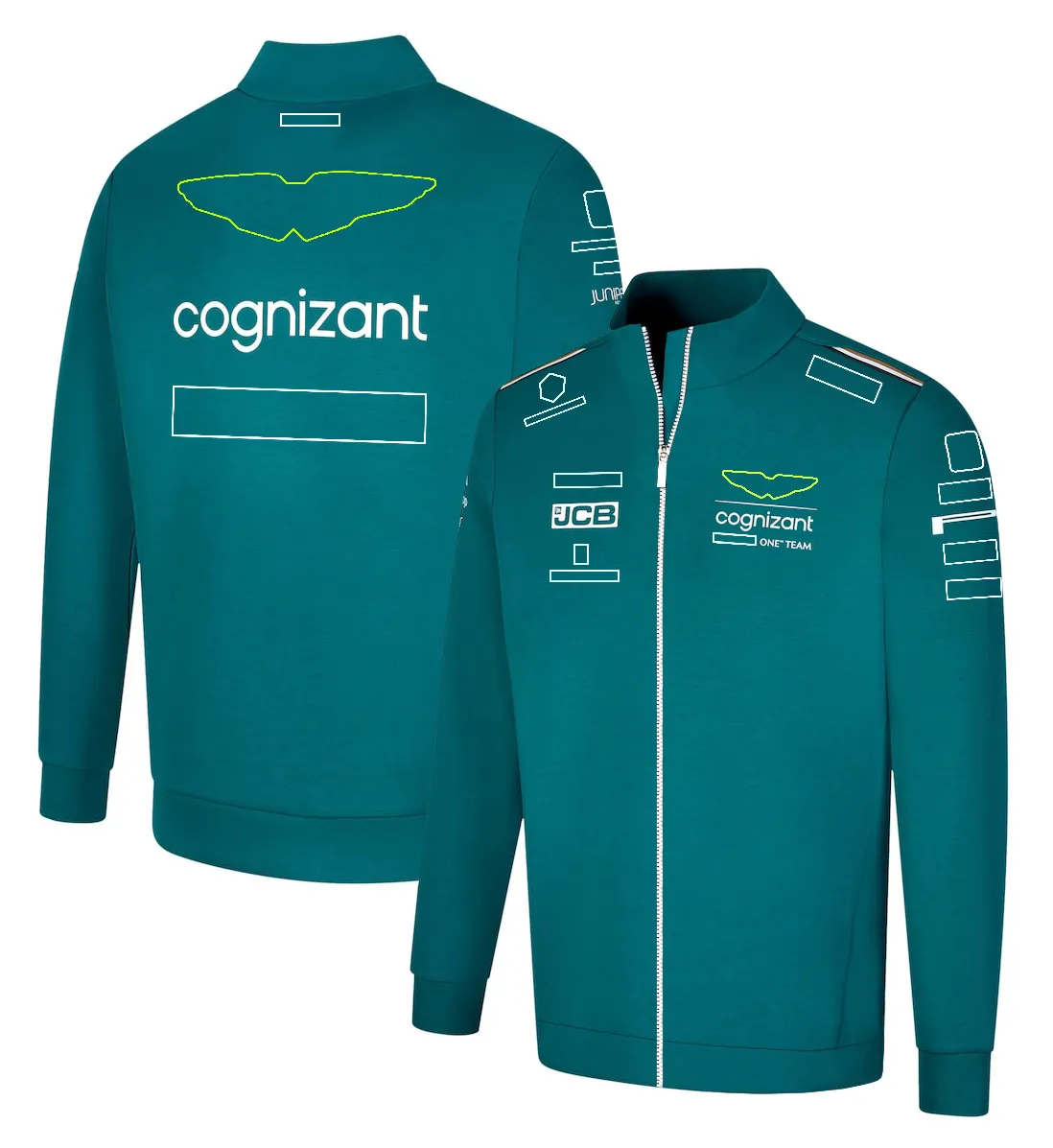 Men's F1 Formula One Racing Suit Hooded Sweatshirts With Zipper Sweater ...