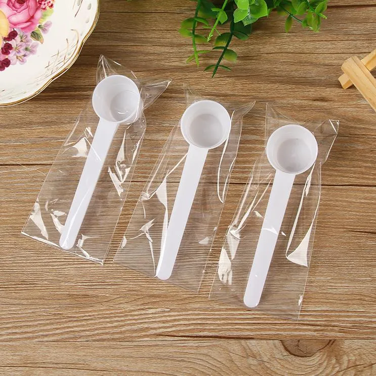 Transparent Plastic Coffee & Milk Scoop 2g/4ml Measuring Spoon For DIY ...