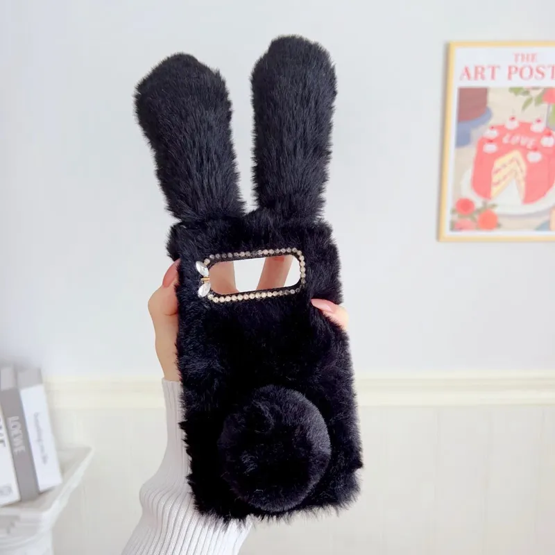 3D Rabbit Hawine Hawine Plush Factions لـ Google Pixel 9 8 8 Pro 7a 6a ...