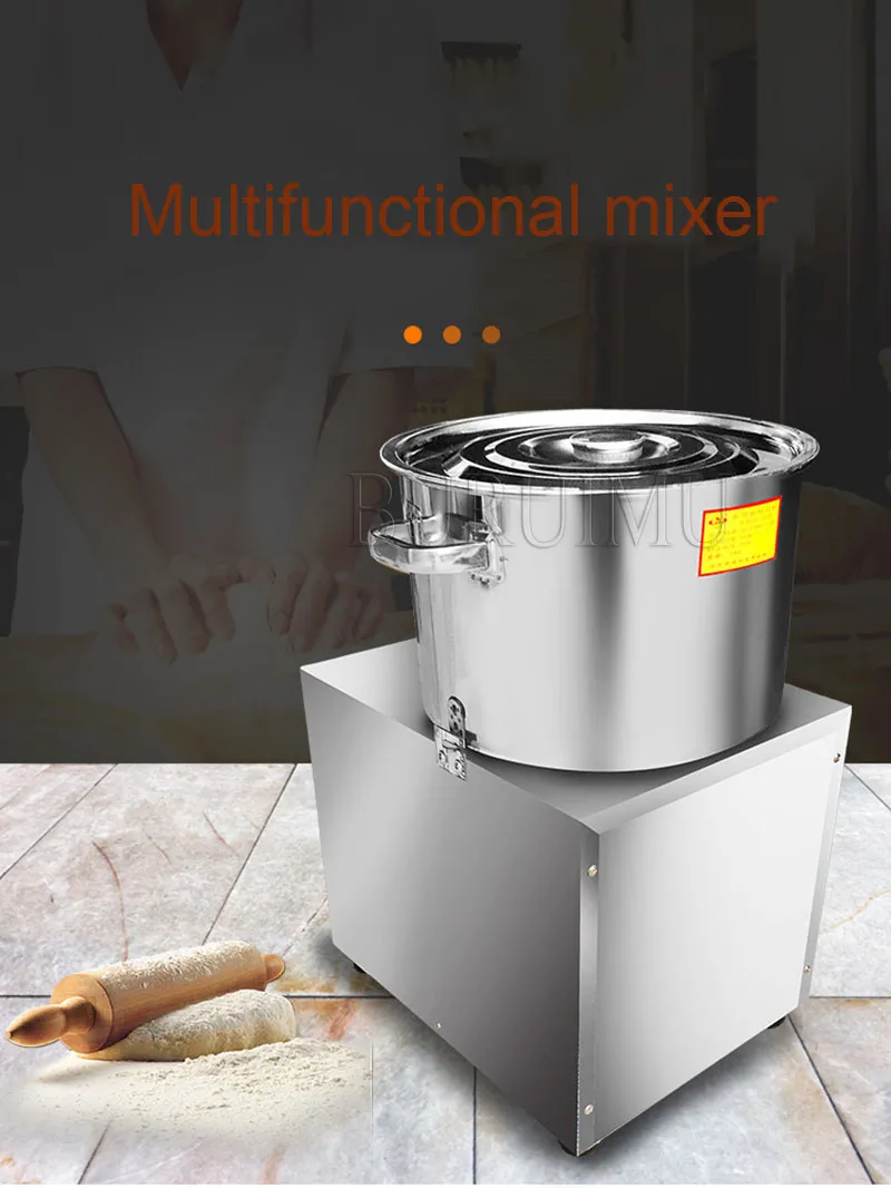 Automatic Dough Mixer 220V Commercial Stainless Steel Flour Mixer Bread ...