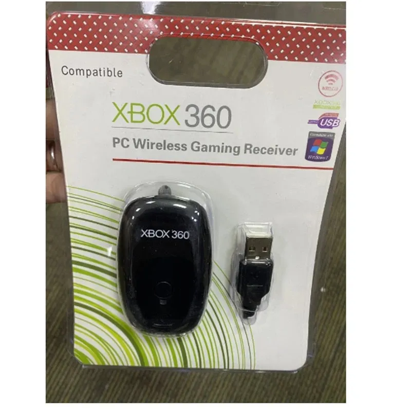 Xbox 360 Wireless Gaming Receiver Adapter For PC USB Controller Adapter Compatible With Windows ...