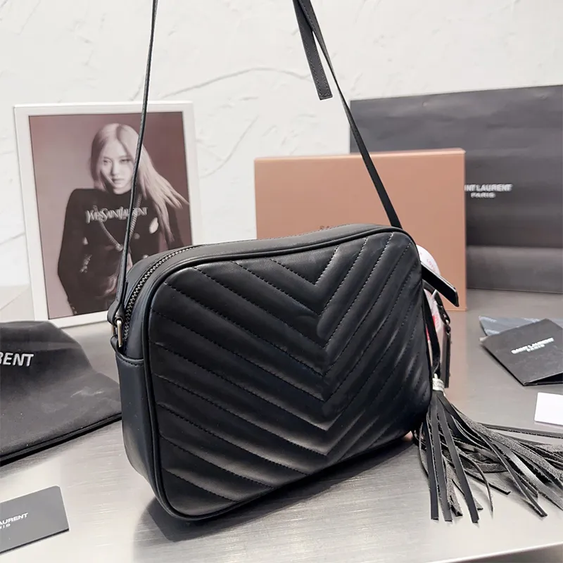 Luxury Designer Flow LOU Tassel Hanger Handbag Womens Leather Loulou ...