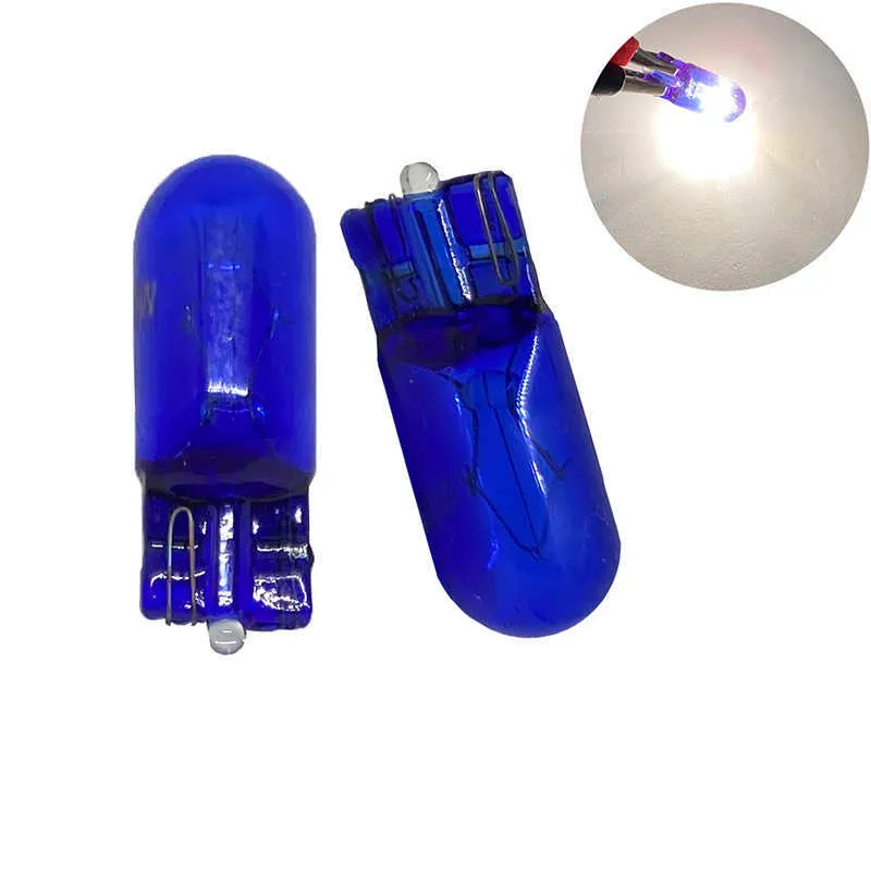 10-Pack T10 W5W LED Bulb - 8500K Blue White Car Light, Ideal for ...