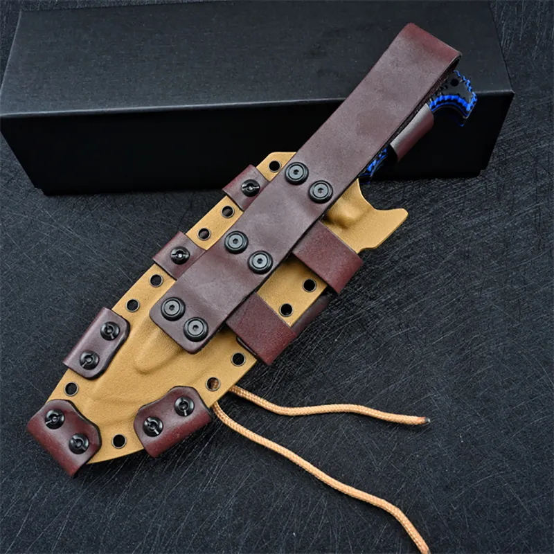 Z Wear M8 Survival Fixed Blade Knife Full Tang Drop Point Stone Wash ...