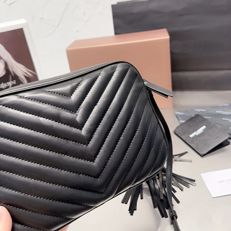 Luxury Designer Flow LOU Tassel Hanger Handbag Womens Leather Loulou ...