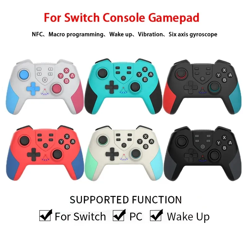 T23 Pro Wireless Game Controller | Nintendo Switch Joystick With Gyroscope Vibration & NFC Wake ...