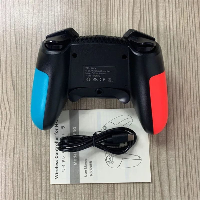 T23 Pro Wireless Game Controller | Nintendo Switch Joystick With Gyroscope Vibration & NFC Wake ...