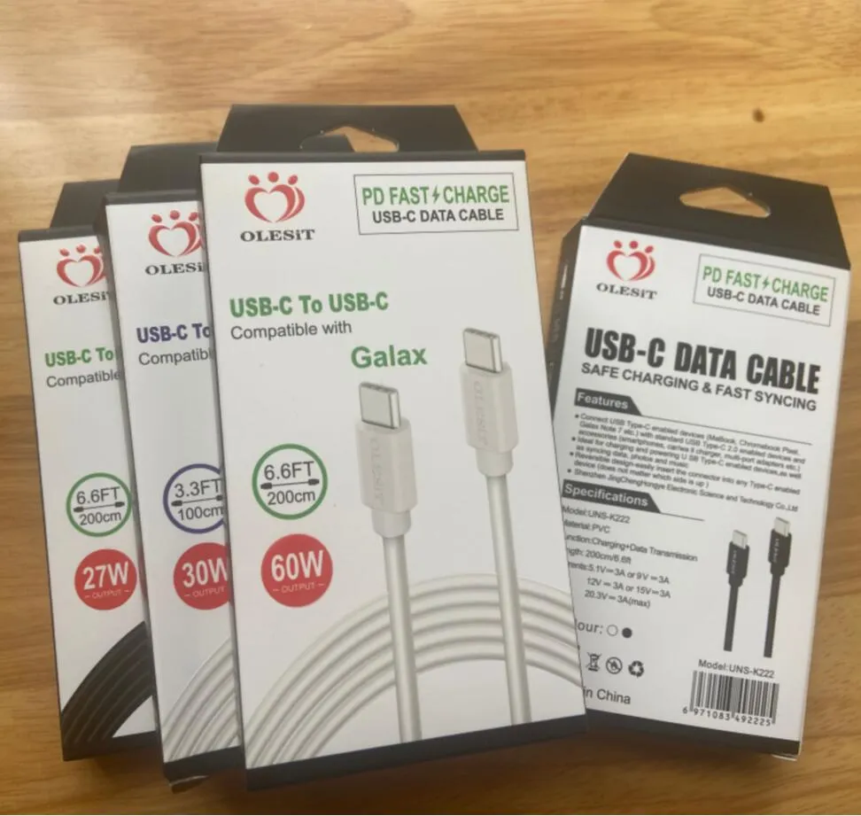Olesit USB C Charger Cable 60W/30W/27W Fast... From Beest, $1.36 ...