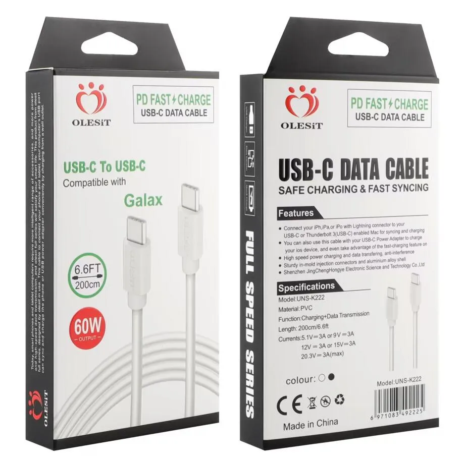 Olesit USB C Charger Cable 60W/30W/27W Fast... From Beest, $1.36 ...