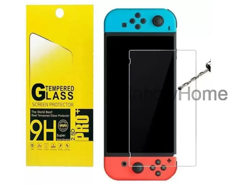 High Clear Tempered Glass Screen Protector For Nintendo Switch Lite ...