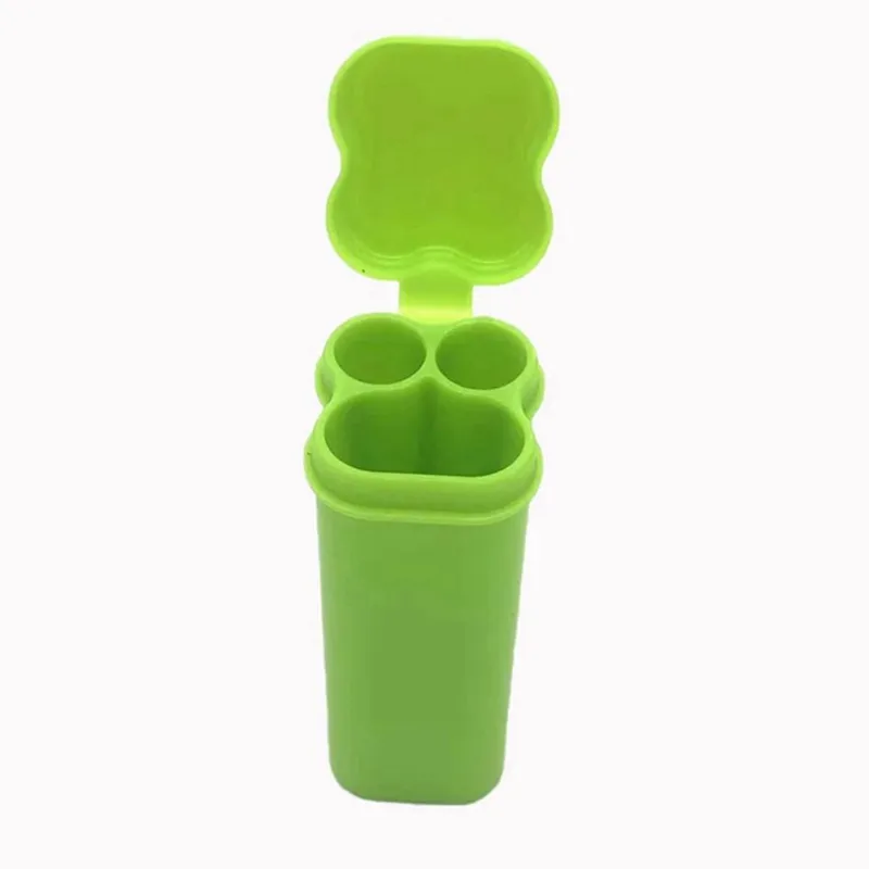 Colorful Plastic Double Joint Holder Cigarette Lighter Stash Case ...