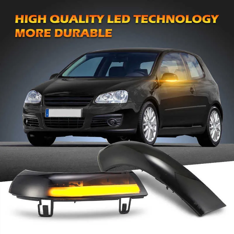 New Dynamic Blinker For VW GOLF 5 GTI V MK5 Jetta Passat Sharan Skoda ...