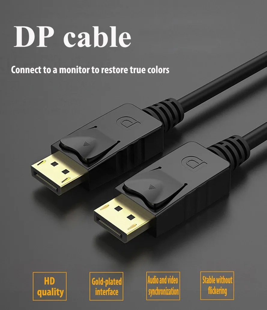 DisplayPort To HDMI Cable 1.8M/3M 4K X 2K 1080P Video Adapter For ...