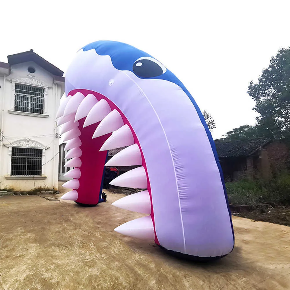 DHgate.com:Inflatable Shark Mouth Archway - 210D Oxford Cloth Ocean ...