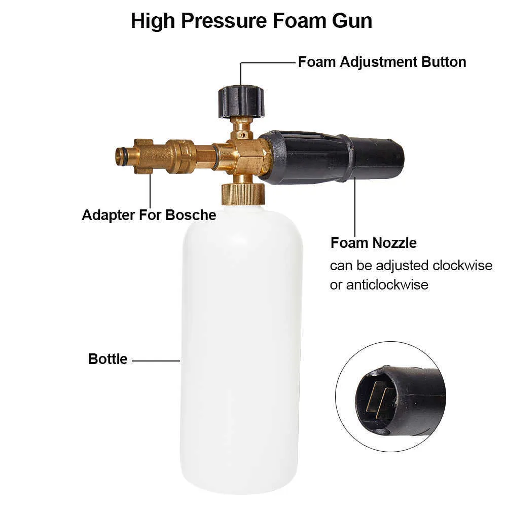DHgate.com:High-Pressure Foam Cannon Nozzle Foam Generator, Washer Gun ...