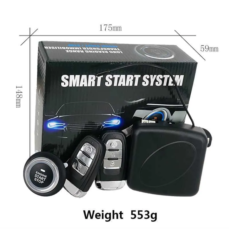 Universal Car Keyless Entry System - Auto Start/Stop, Remote Central ...