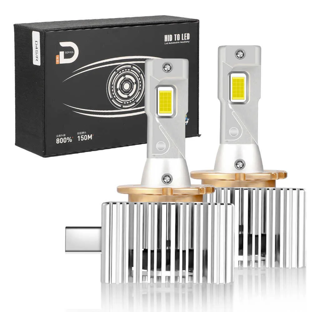 LED Headlights Bulbs for Cars - D1S, D2S", D3S/D4S / D5S - 110W, 40000Lm - Canbus Two-Sided ...