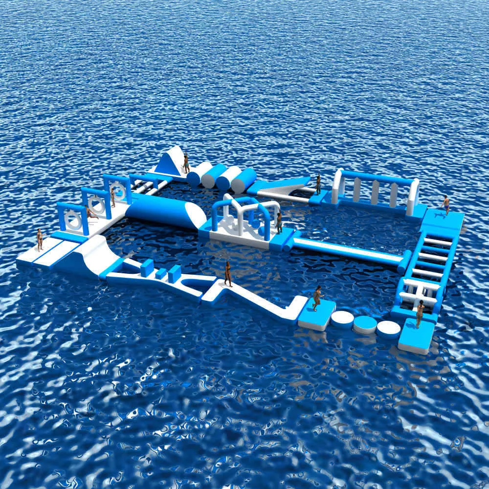 Wholesale Commercial Inflatable Water Park With Slide 20x15m Large ...