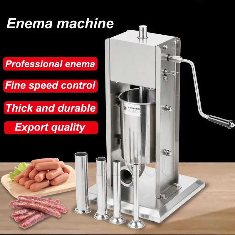 Commercial Enema Machine 3/5/7L Manual Gear, Stainless Steel, Thickened ...